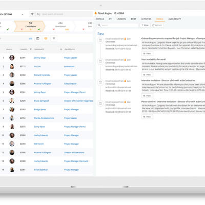 Recruitment Email Sync | Vincere